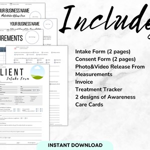 Weight Loss Business Forms Semaglutide Program Ready-to-print Bundle ...