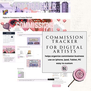 Notion Artist Organizer Notion Template for Art Commission Tracker ...