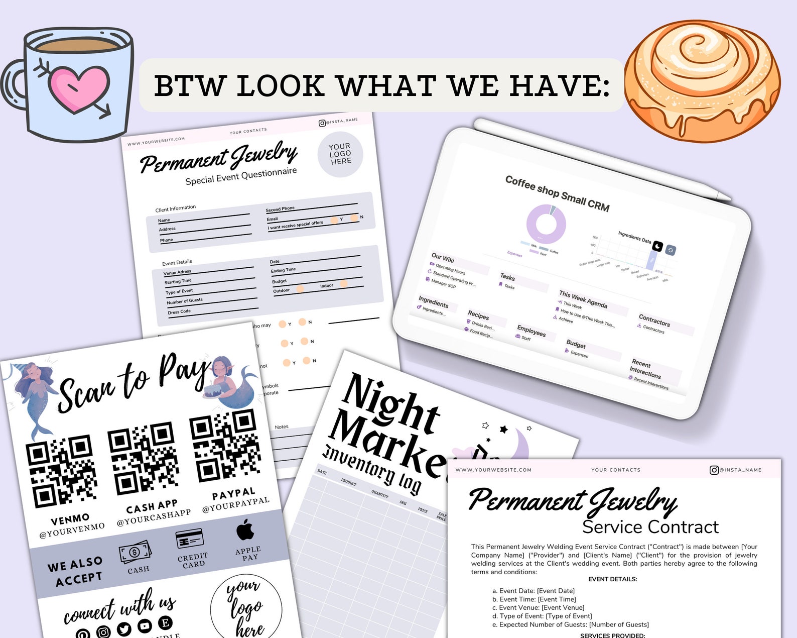 Permanent Jewelry Pop-up Checklist Permanent Jewelry Business Outdoor ...