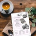 Cafe Menu Template Restaurant Menu Diy Business Menu Template ...