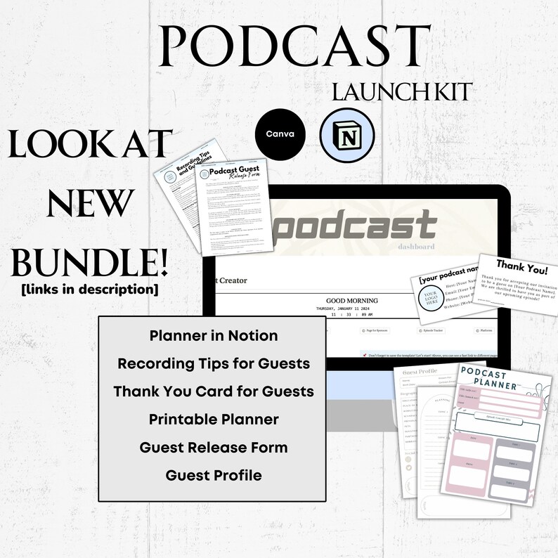 Podcast Agreement Podcast Guest Release Form Podcast Branding Template ...
