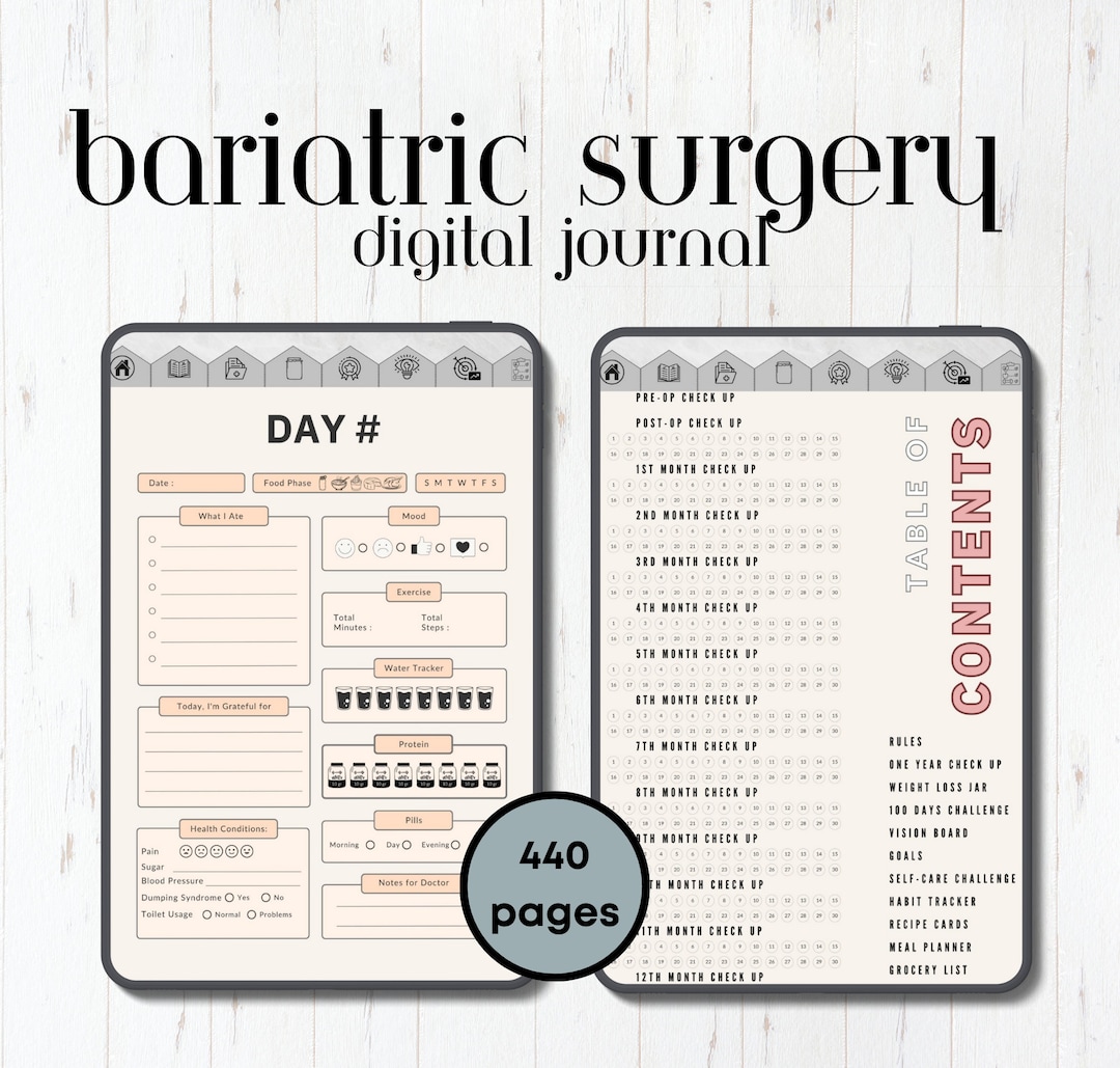 Ultimate Bariatric Surgery Planner Gastric Sleeve Post-op Journal RNY ...