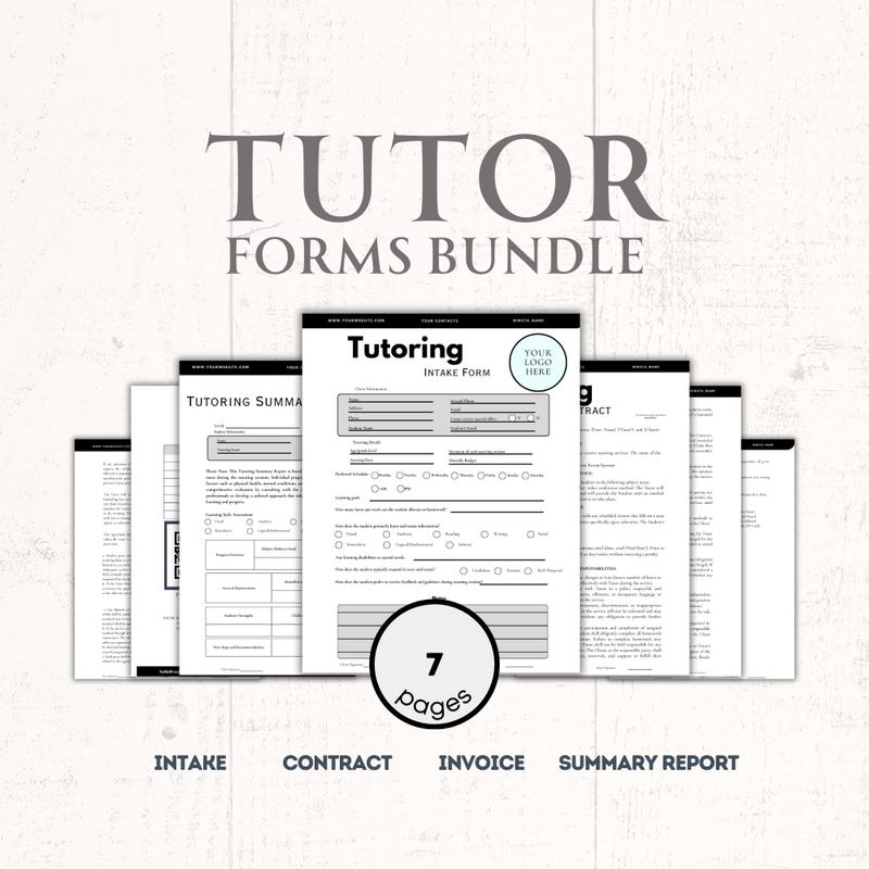 Tutoring Flyer - Etsy