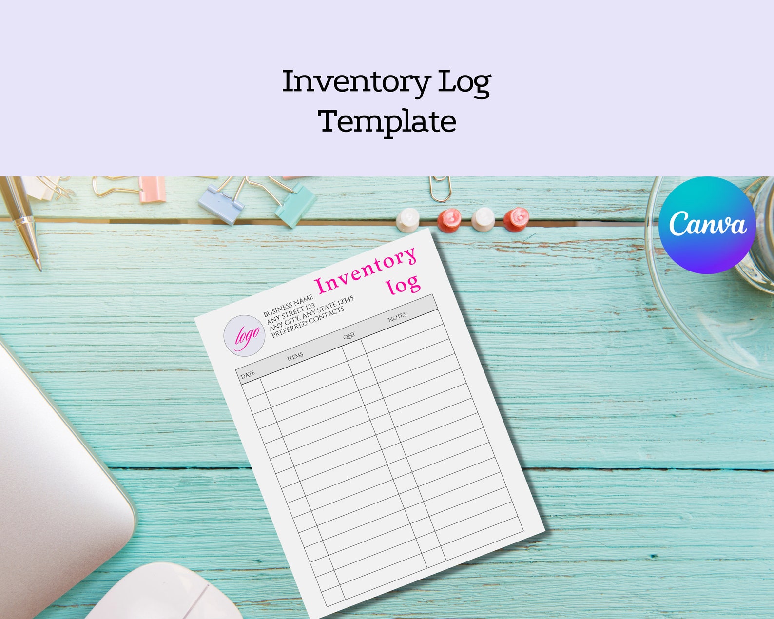 Editable Inventory Management Form Farm Inventory Tracker Product ...