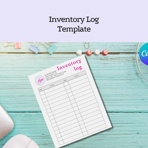 Editable Inventory Management Form Farm Inventory Tracker Product ...