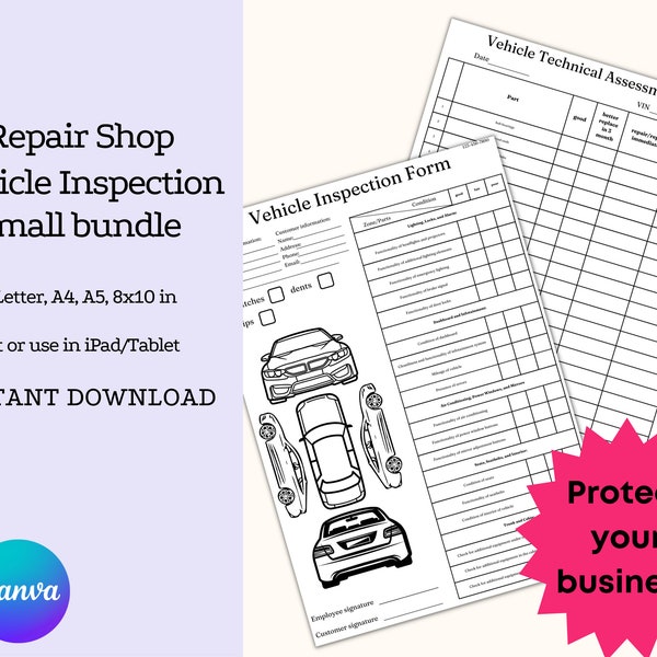 Intake Form Vehicle - Etsy