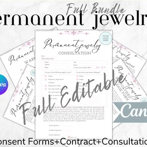 Permanent Jewelry Forms Permanent Jewelry Kit Permanent Jewelry ...