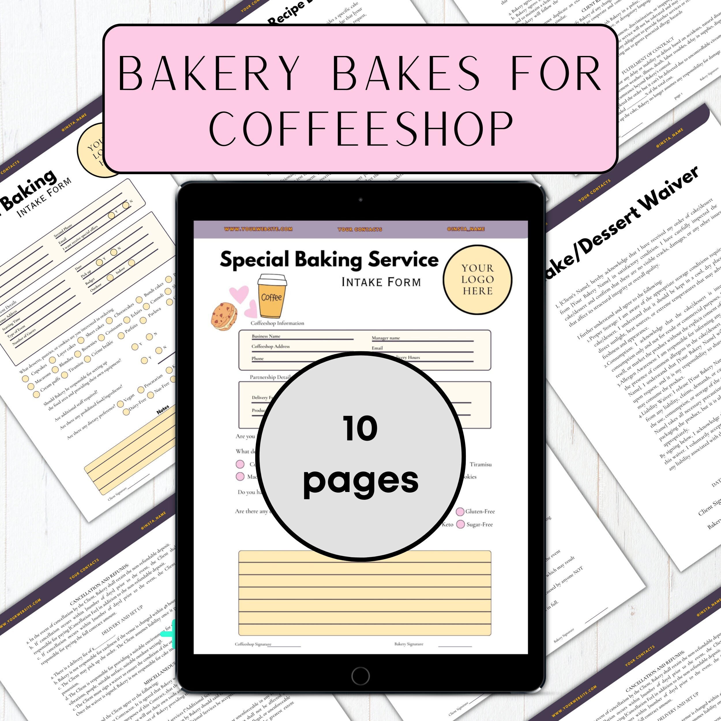 Coffee Shop Supplier Agreement Bakery Business Collaboration Agreement ...