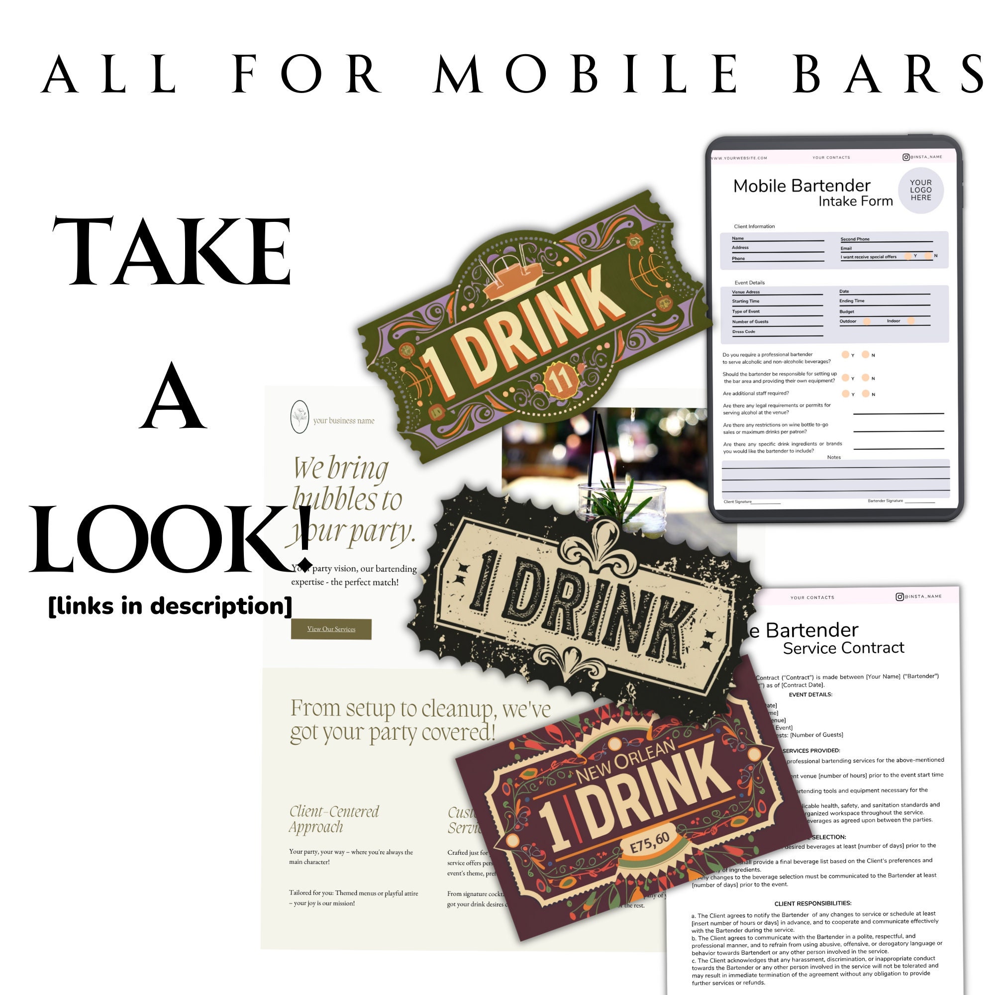 Mobile Bar Pricing Calculator Alcohol for Wedding Calculator Mobile ...