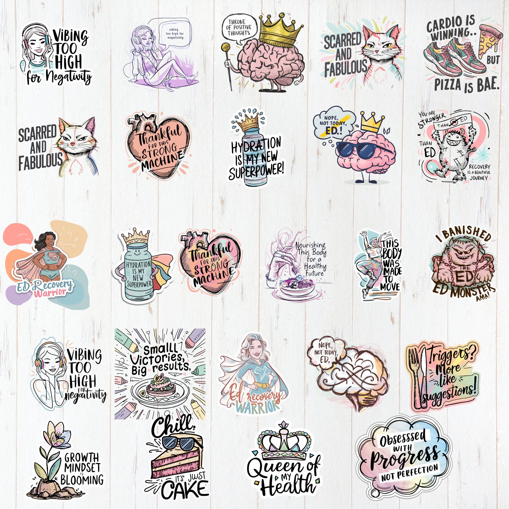 Bariatric Stickers for Goodnotes Success Bariatric Patient Stickers ...