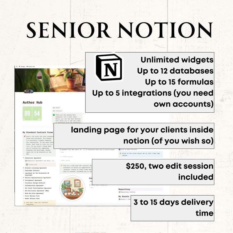 Custom Notion Create Notion Template By Your Order Customizable Notion Template As A T Add On