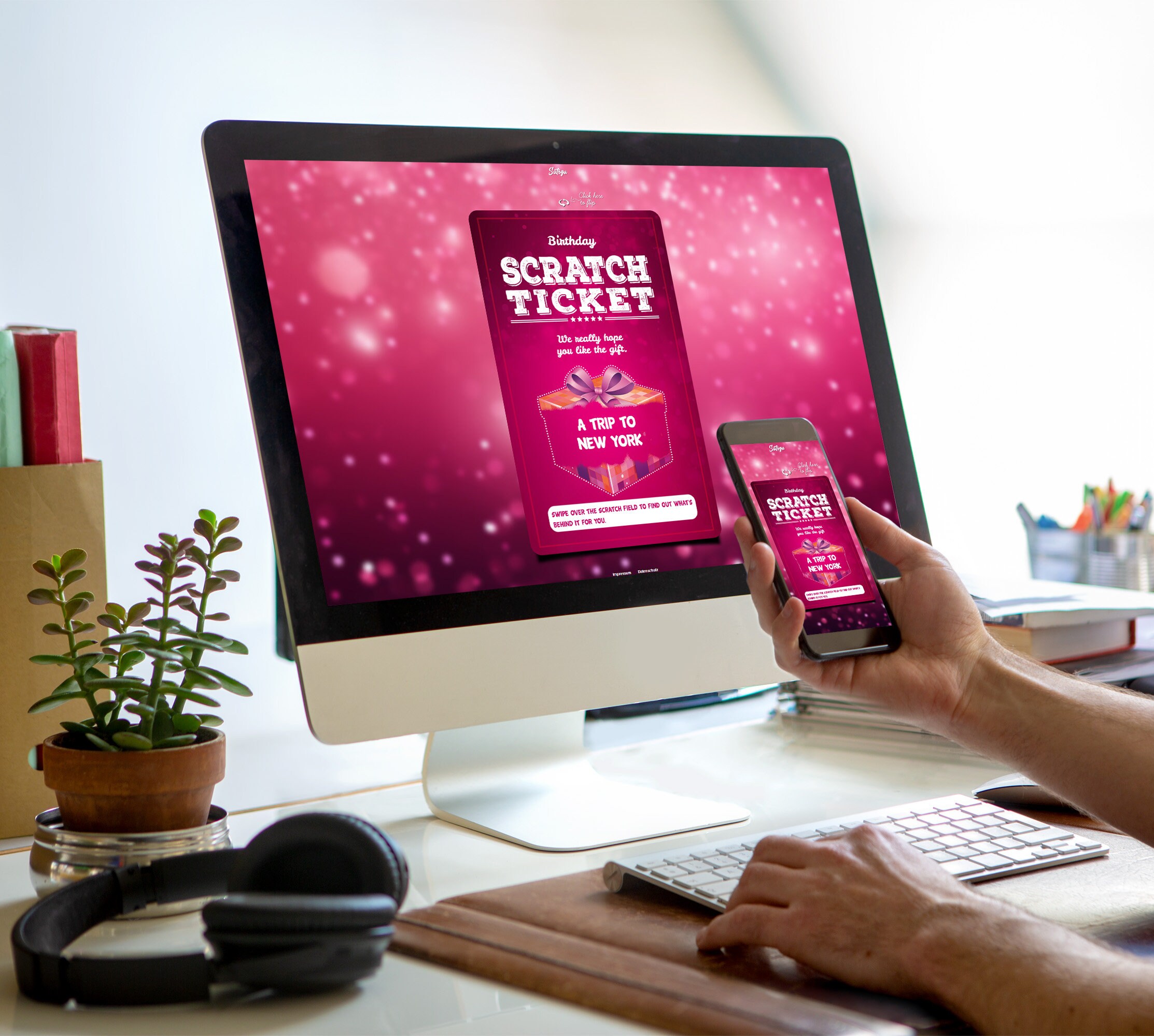 Customizable Digital Scratch Ticket - Ecards Scratch off Card ...