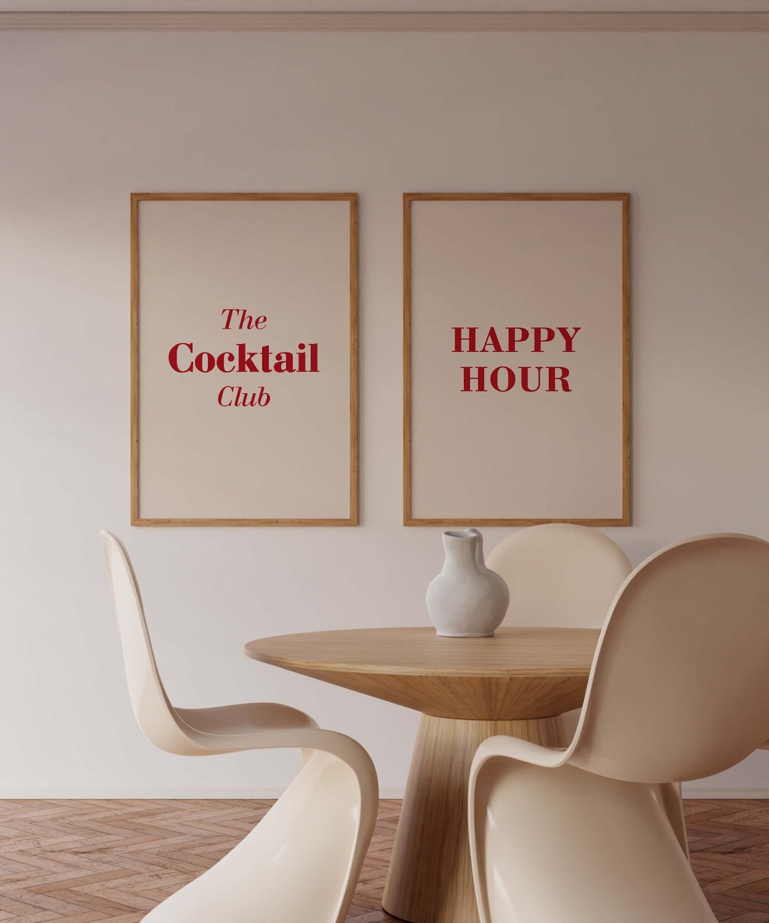 Bar Cart Prints Set DIGITAL DOWNLOAD Retro Cocktail Poster Set - Etsy