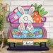 Personalized Easter Bunny Truck SVG, Easter Truck Shelf Sitter Svg ...