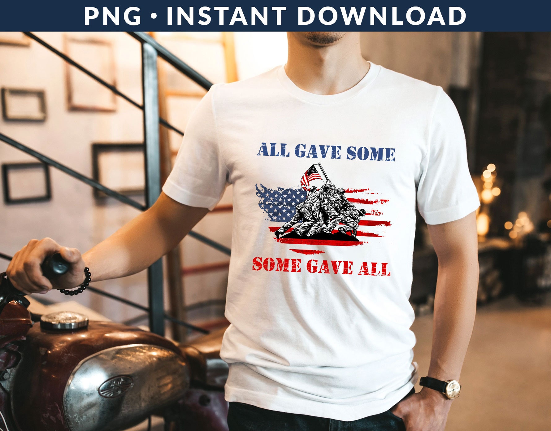 All Gave Some Some Gave All PNG File American Veteran Png - Etsy