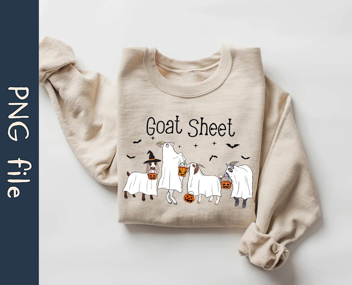 Goat Sheet PNG, Ghost Goat Png, Halloween Goats Png, Funny Goat Png ...