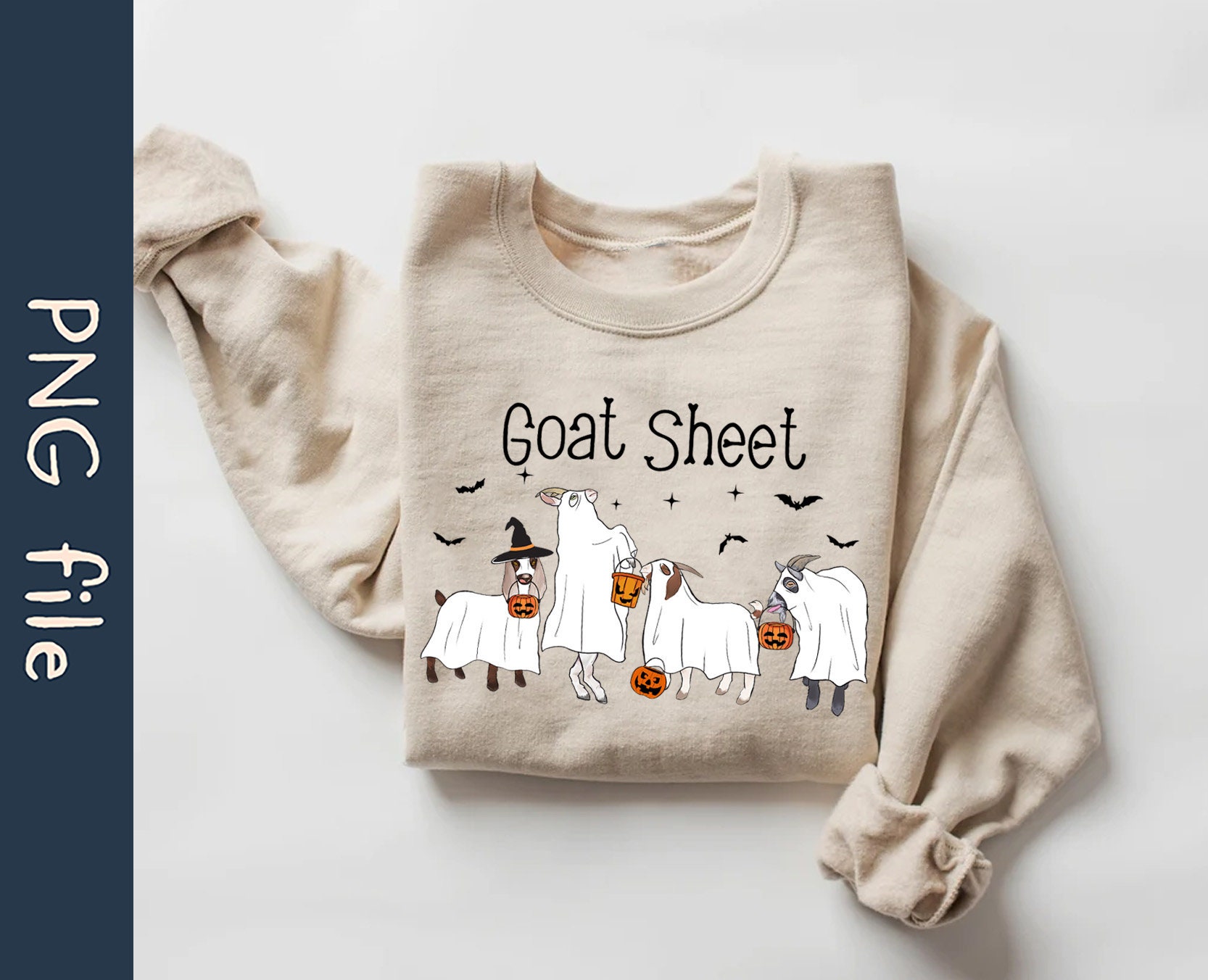 Goat Sheet PNG, Ghost Goat Png, Halloween Goats Png, Funny Goat Png ...