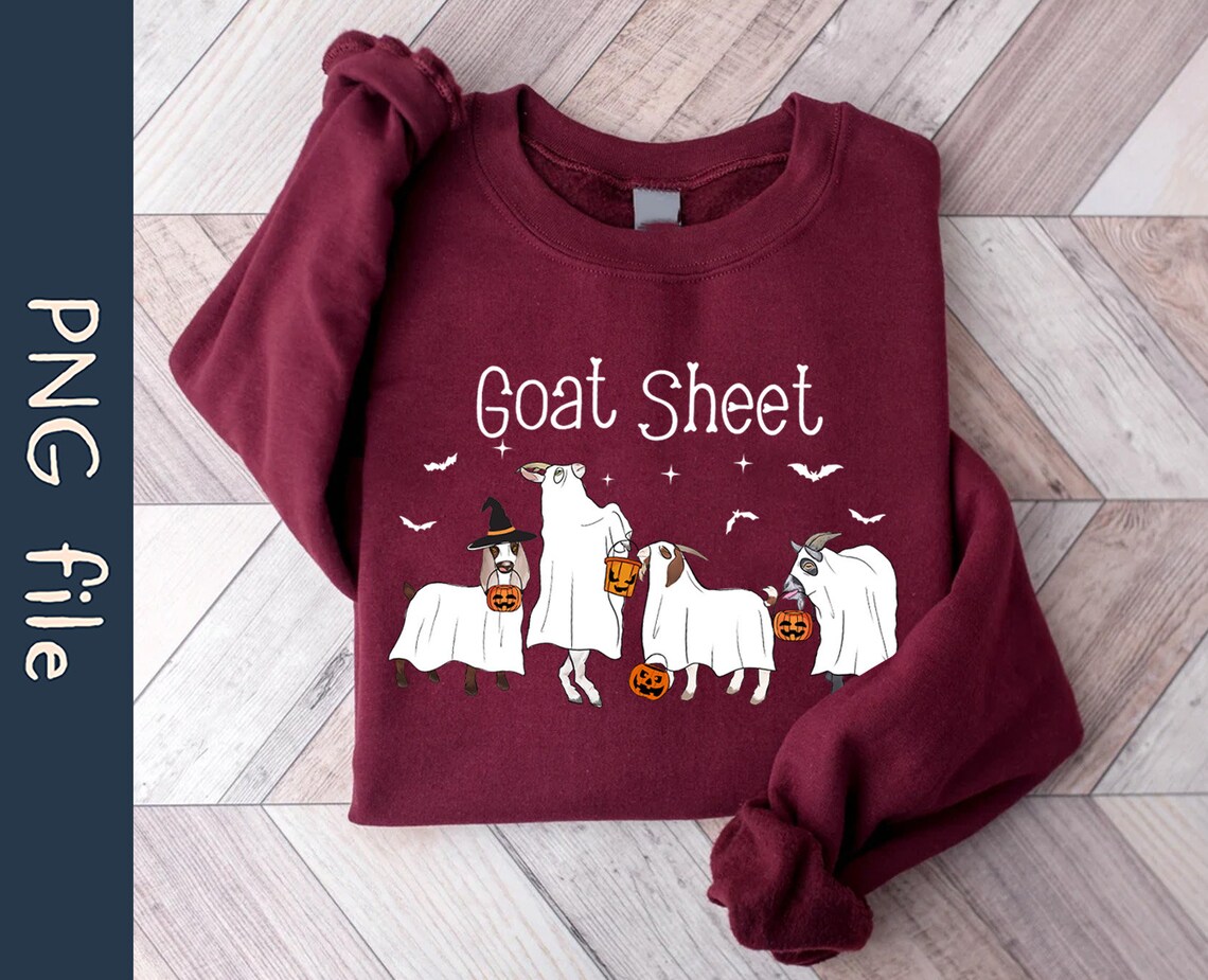 Goat Sheet PNG, Ghost Goat Png, Halloween Goats Png, Funny Goat Png ...