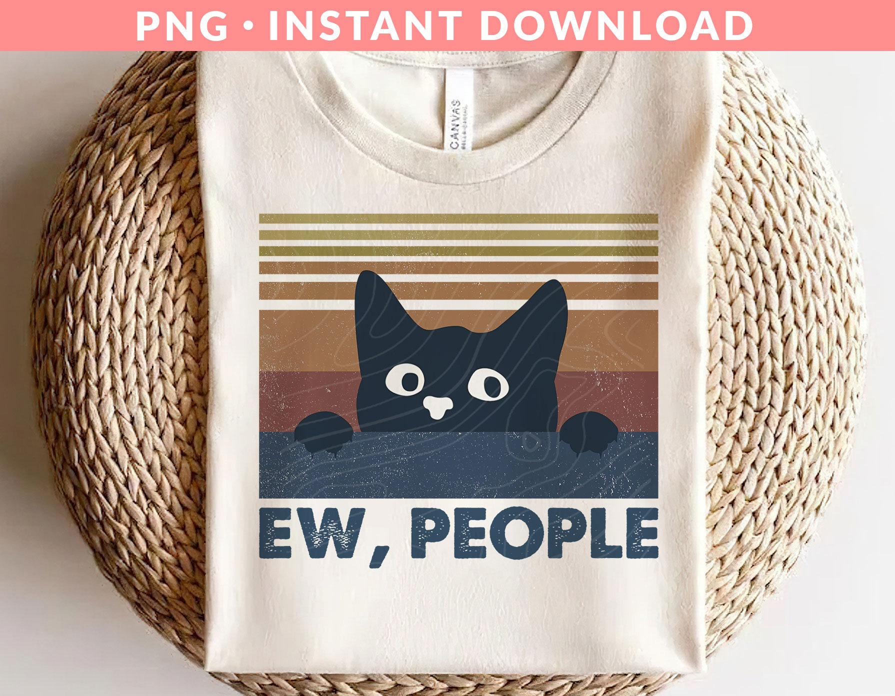Ew People PNG Funny Cat Png Black Cat Png Sarcastic Png - Etsy