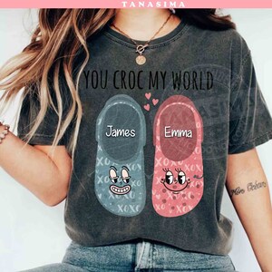 Personalized Valentine Clog PNG, Love Png, Custom Couple Png ...