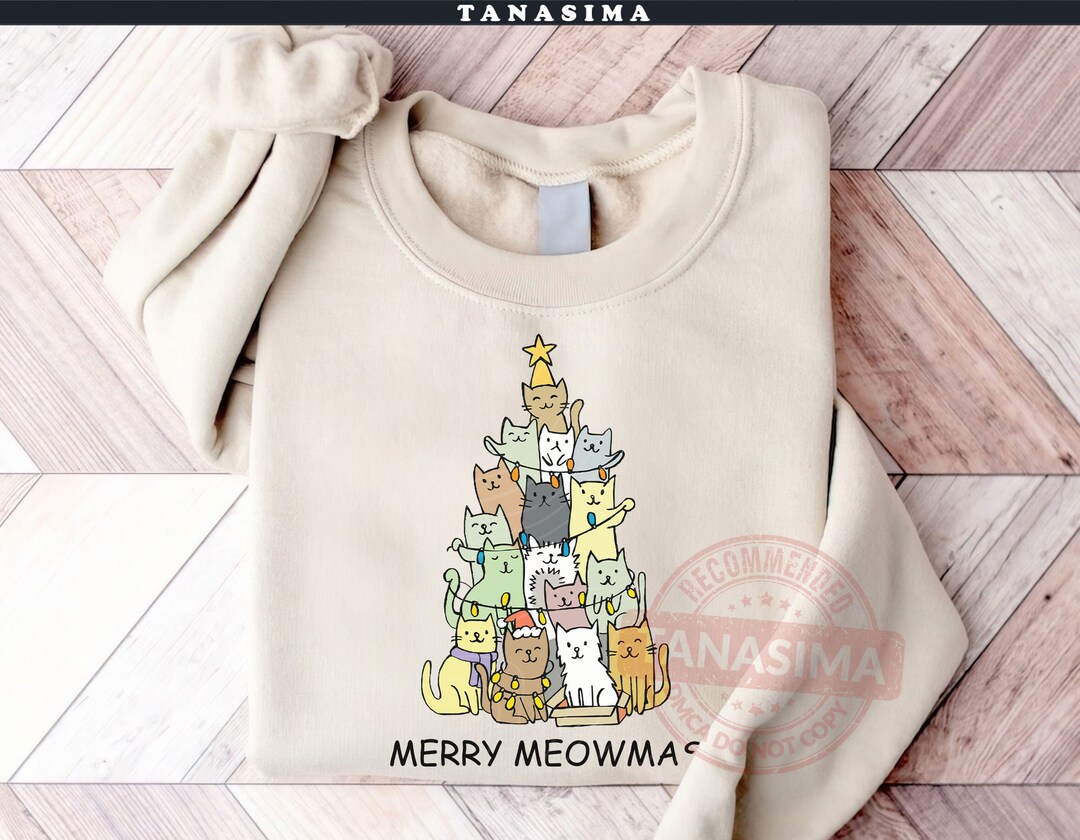 Merry Meowmas PNG, Christmas Cat Png, Christmas Png, Cute Cat Png, Cat ...