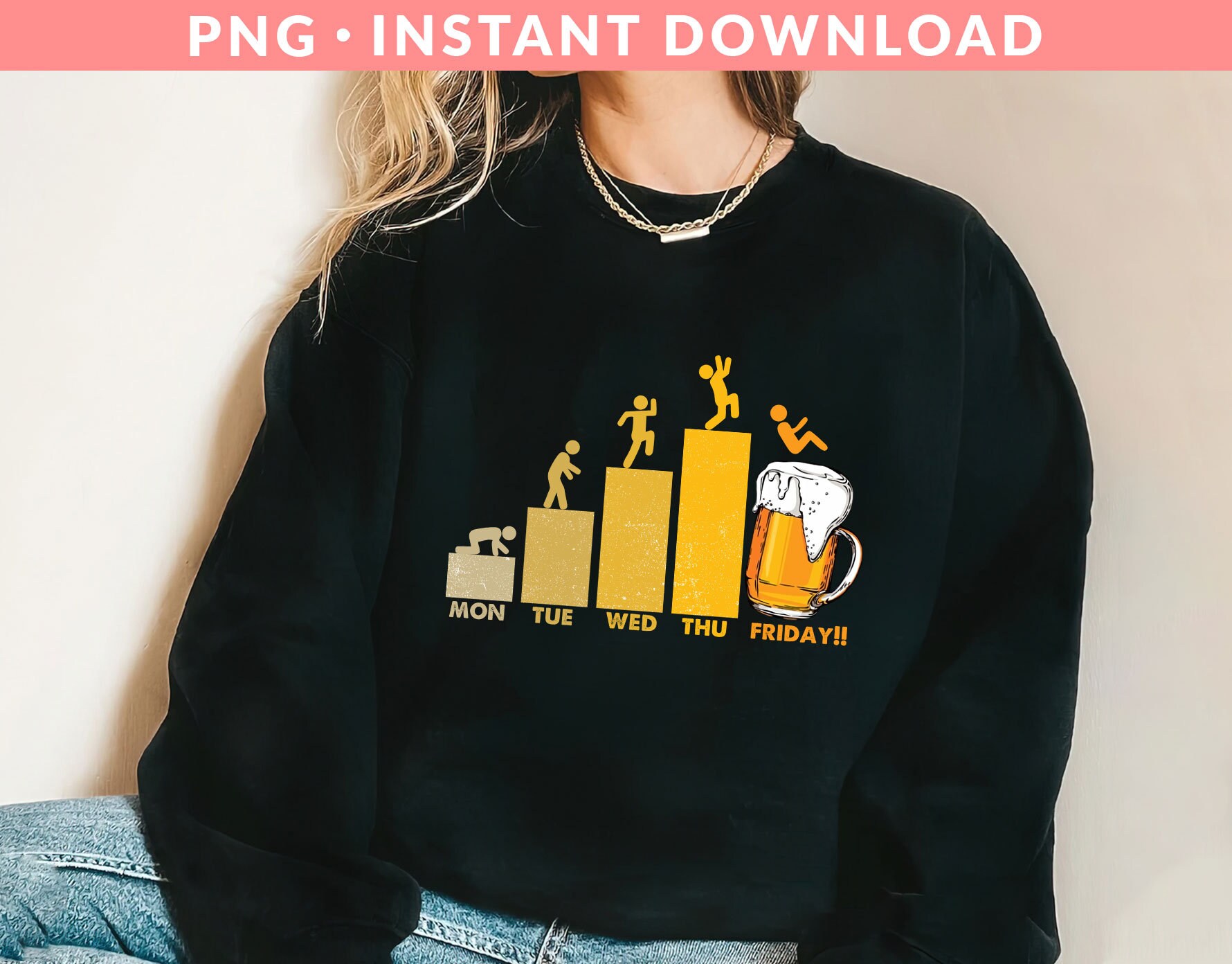 Mon Tue Wed Thu Friday Beer PNG File, Funny Beer Png, Beer Lover Png ...