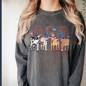 Funny Cow 4th July PNG, Cow Lover Png, Independence Day Png, Patriotic ...