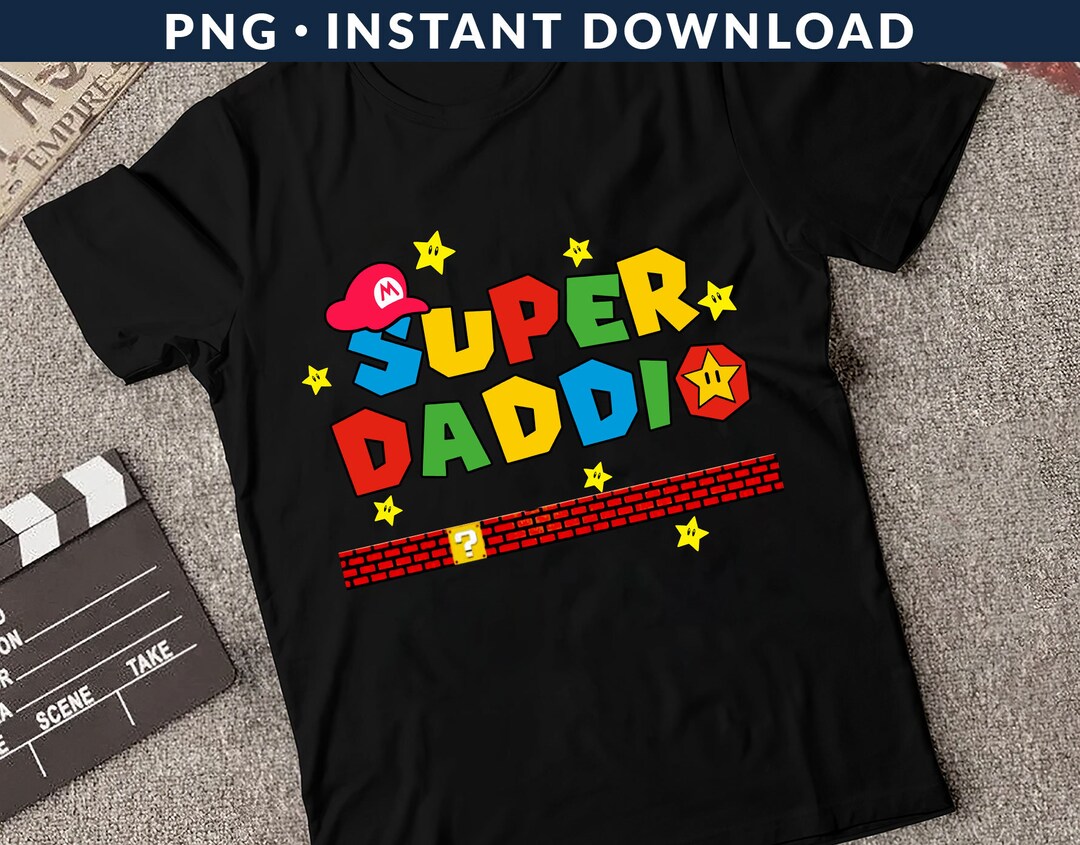 Super Daddio PNG File, Funny Dad Shirt Png, Father's Day Shirt Png ...