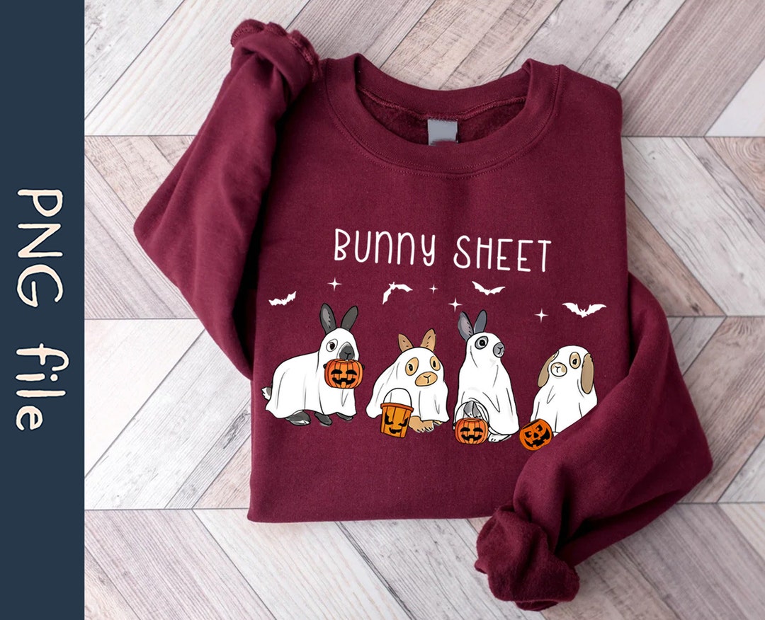 Bunny Sheet PNG, Ghost Rabbits Png, Halloween Rabbit Png, Rabbit Lover ...