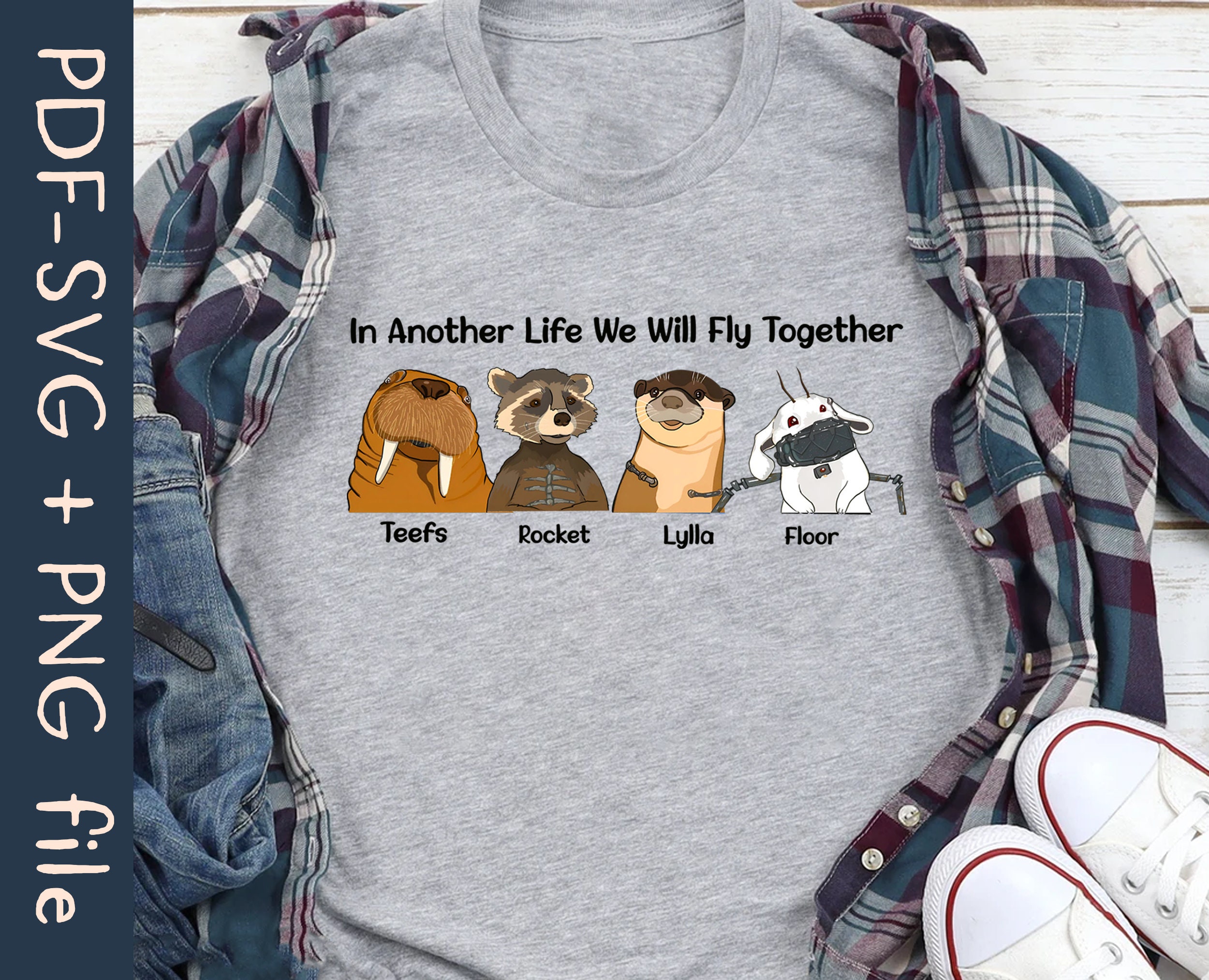 Lylla Rocket Floor Teefs SVG PNG File GOTG Svg Guardian Svg - Etsy Canada