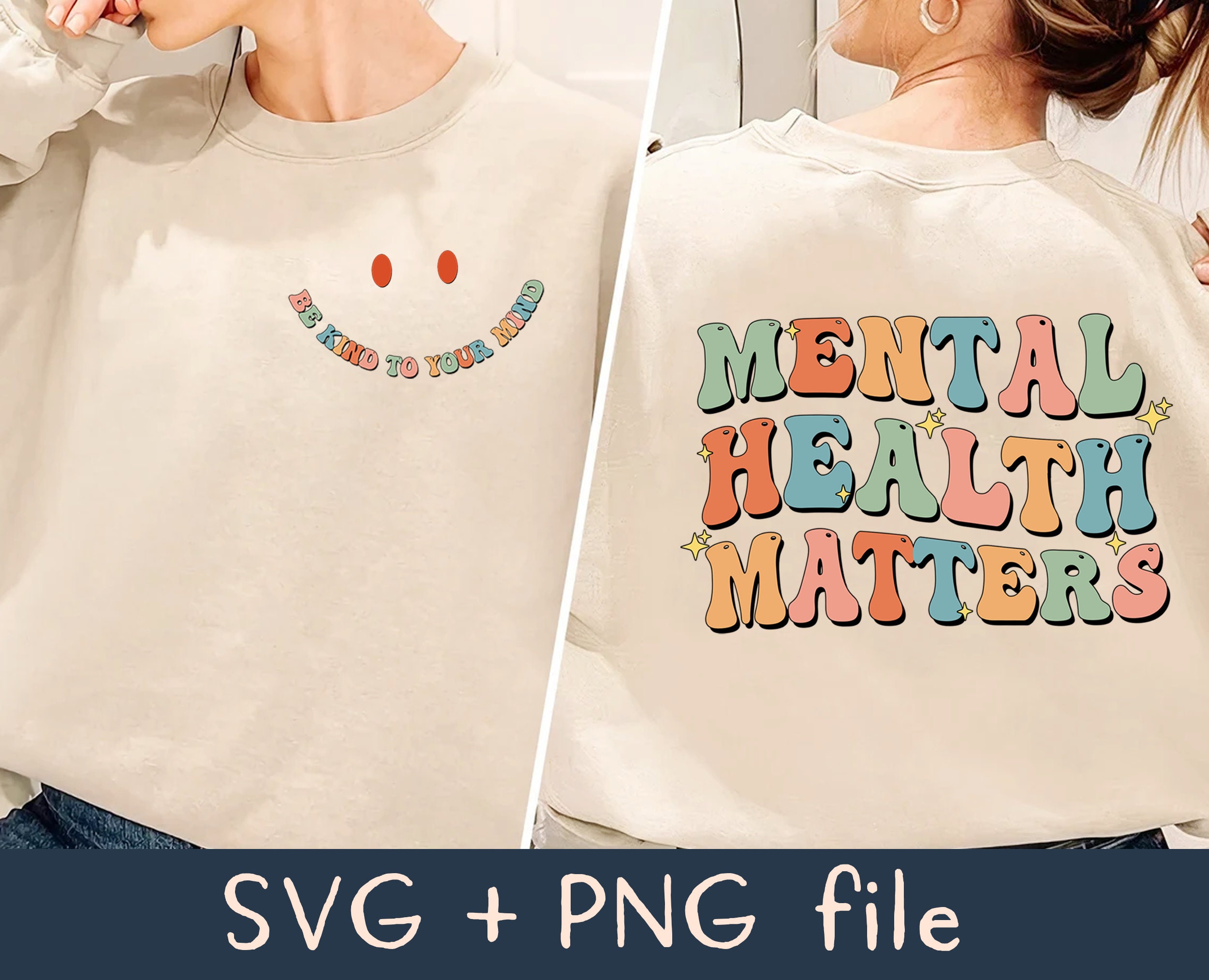 Mental Health Matters SVG PNG File You Matter Svg Mental - Etsy