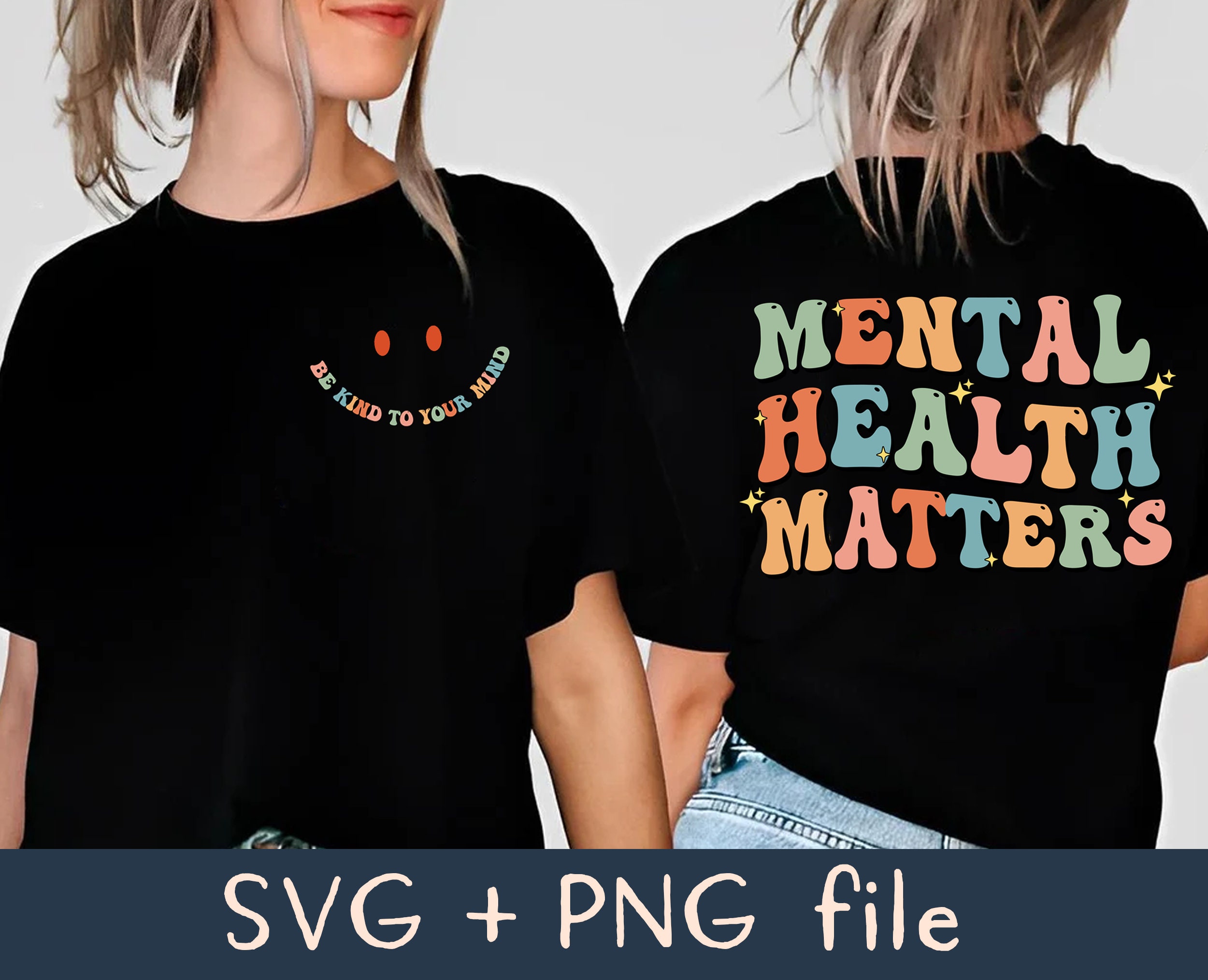Mental Health Matters SVG PNG File You Matter Svg Mental - Etsy