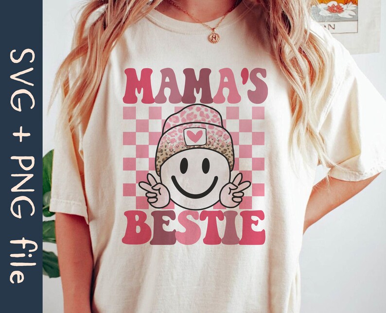 Mama's Bestie SVG PNG File Hanging With My Bestie Svg - Etsy
