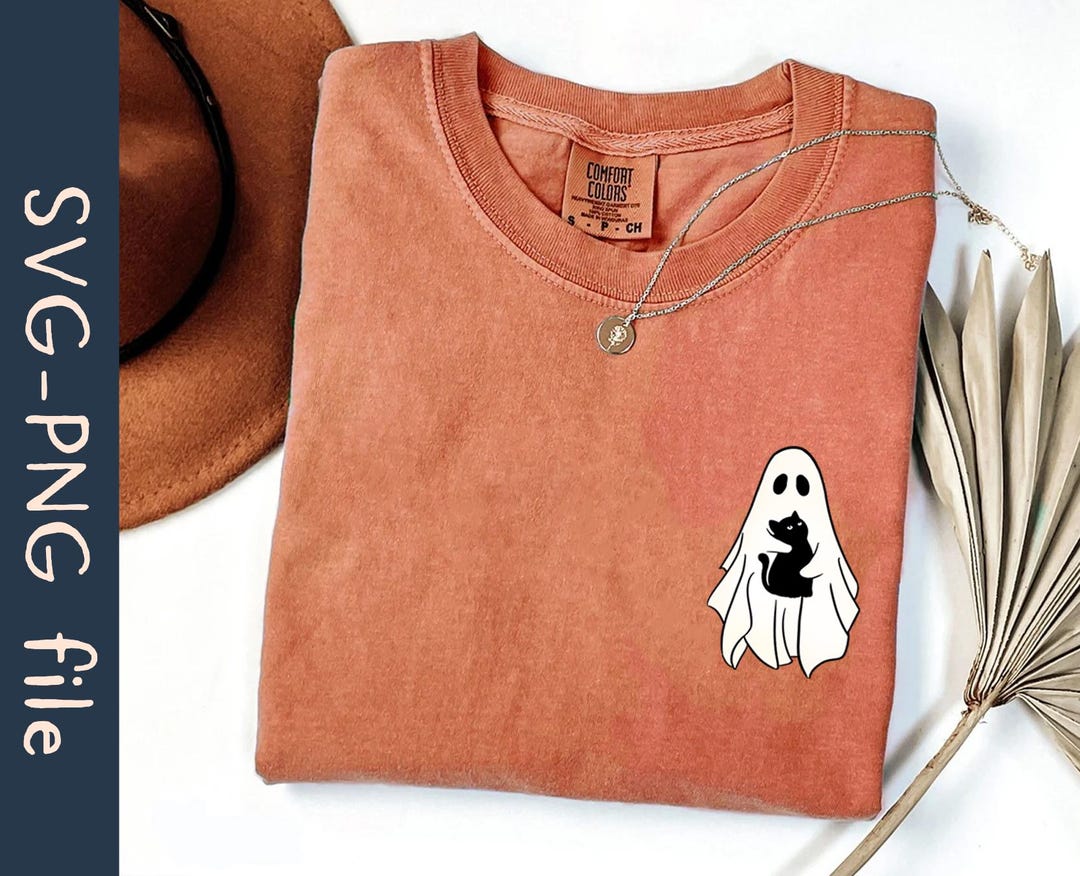 Spooky Ghost SVG PNG File, Cute Ghost Svg, Funny Halloween Svg, Boo Svg ...