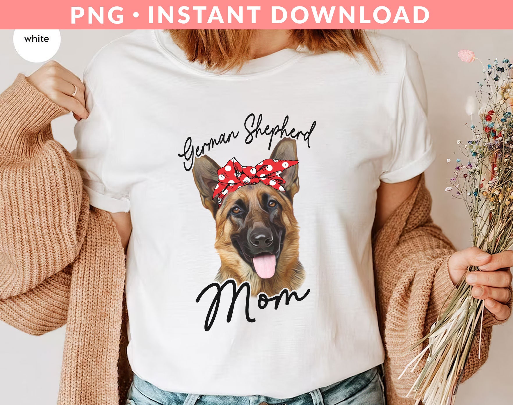 German Shepherd Mom PNG File, German Shepherd Mama Png, Dog Mom Png ...