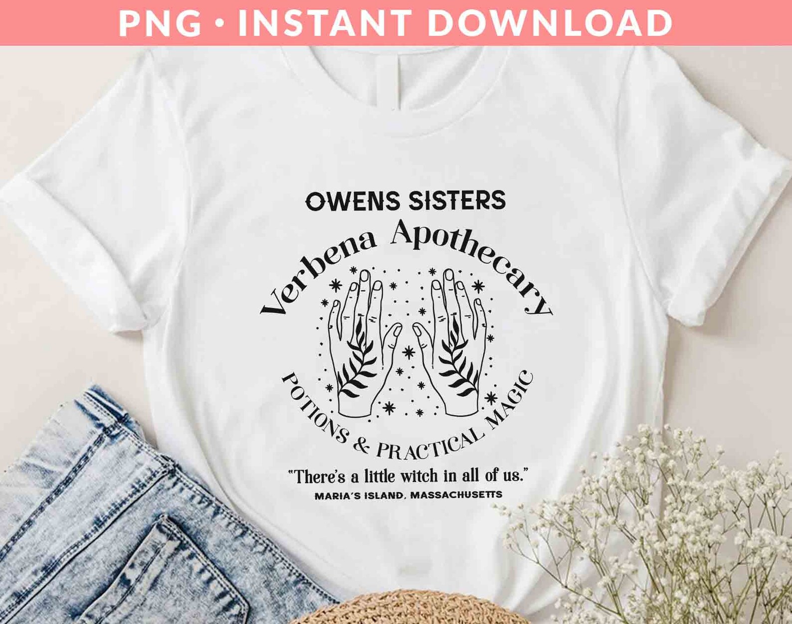 Practical Magic PNG File, Apothecary Png, Halloween Png, Witch Png ...