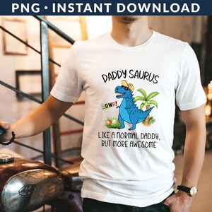 Daddysaurus PNG File, Retro Dadasaurus Png, Funny Father's Day Shirt ...