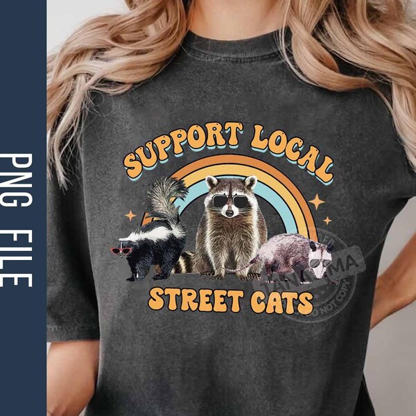 Support Local Street Cats Png - Etsy