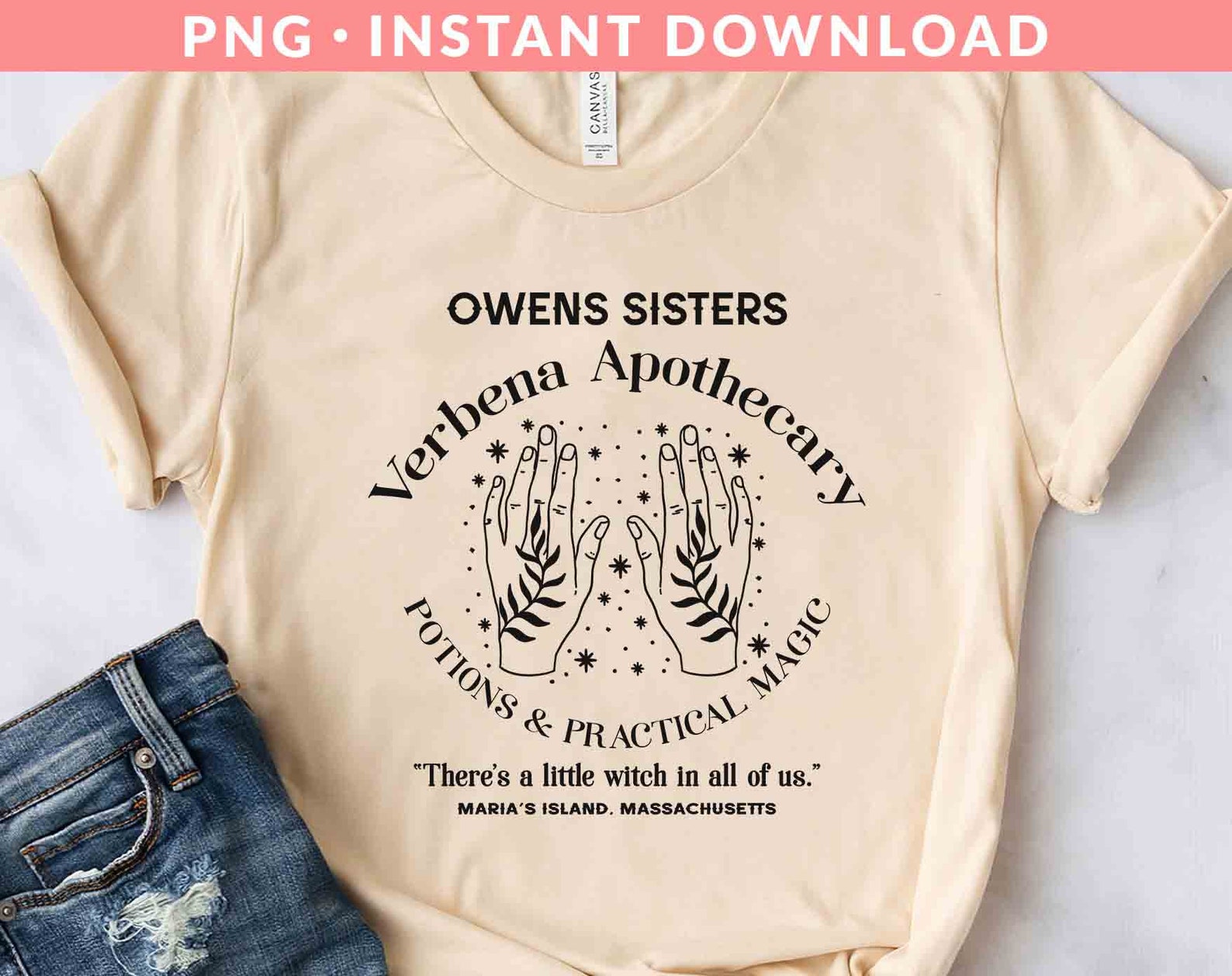 Practical Magic PNG File, Apothecary Png, Halloween Png, Witch Png ...