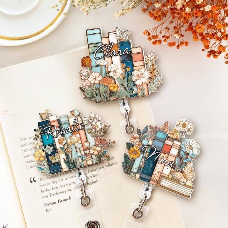 Reading Name Badge Reels - Etsy