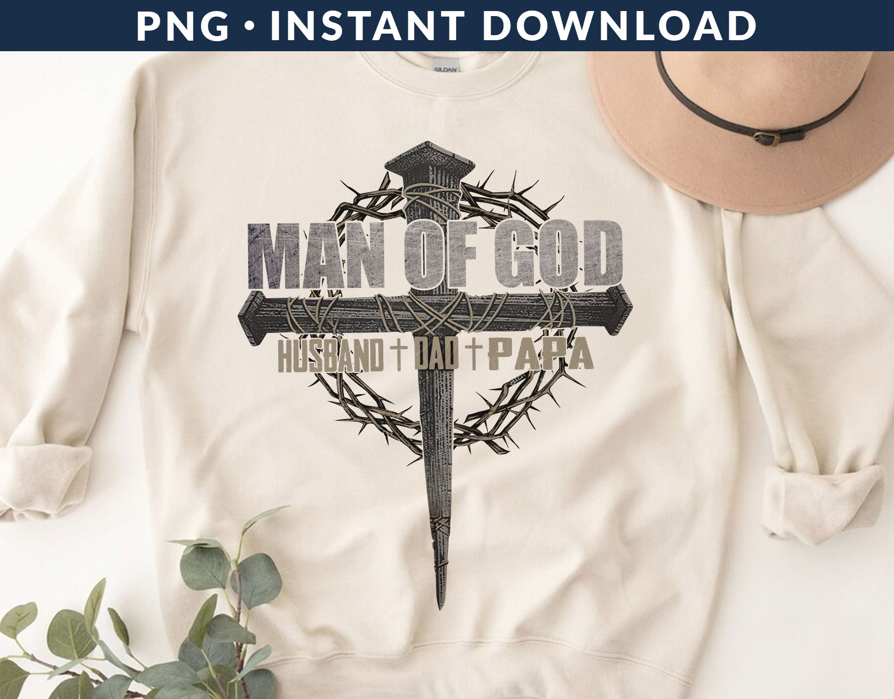 Man of God PNG File Cross Png Christian Dad Png Husband Dad - Etsy