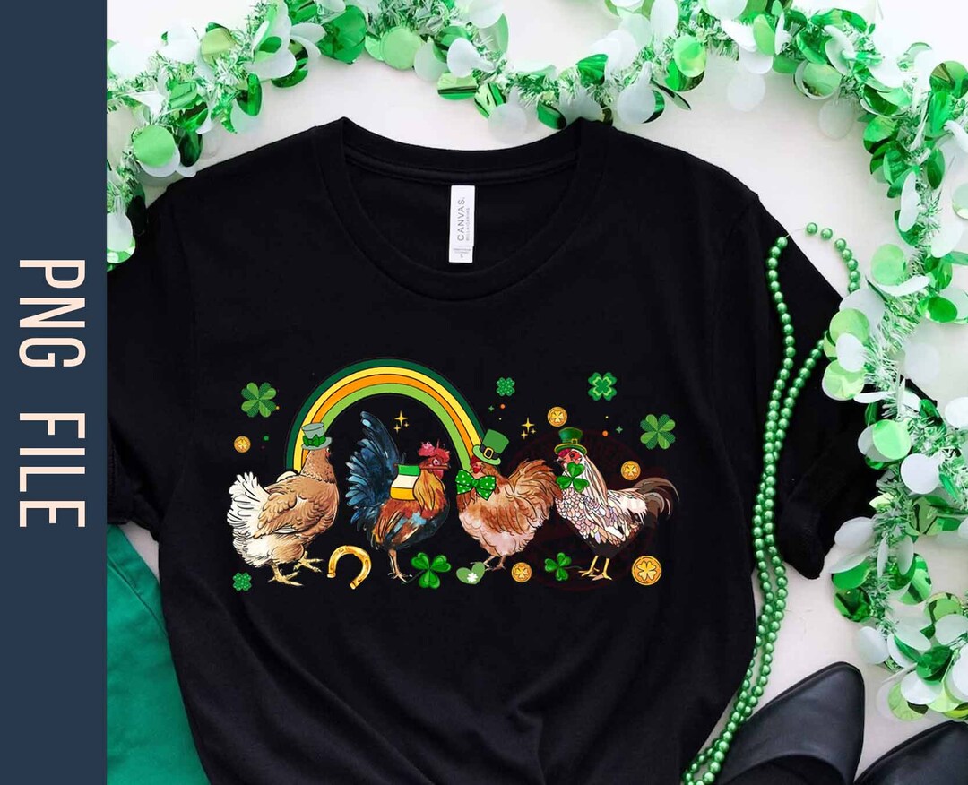 Chicken St Patrick Days PNG, Lucky Png, Chicken Lover Png, Shamrock Png ...