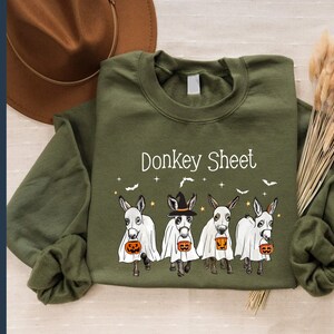 Donkey Sheet PNG, Ghost Donkeys Png, Funny Halloween Png, Donkey Lover ...