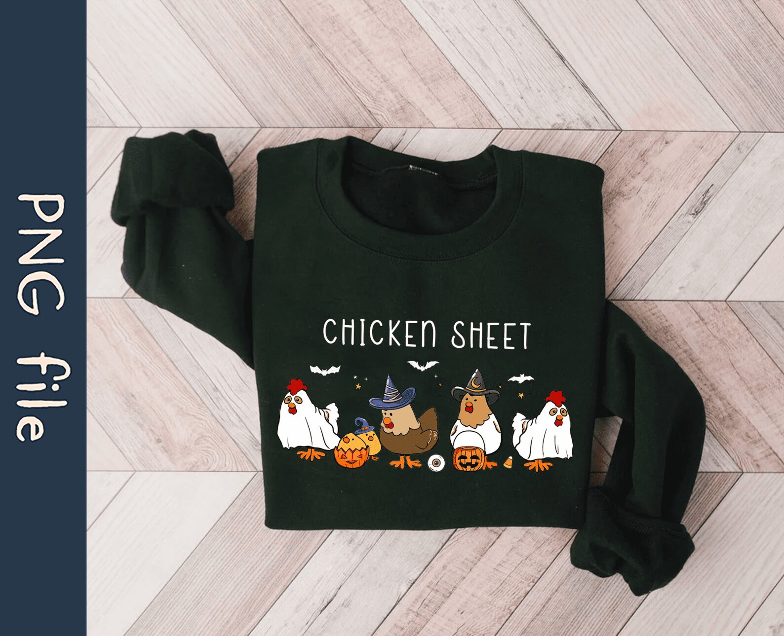 Chicken Sheet PNG, Ghost Chickens Png, Halloween Chickens Png, Fall Png ...