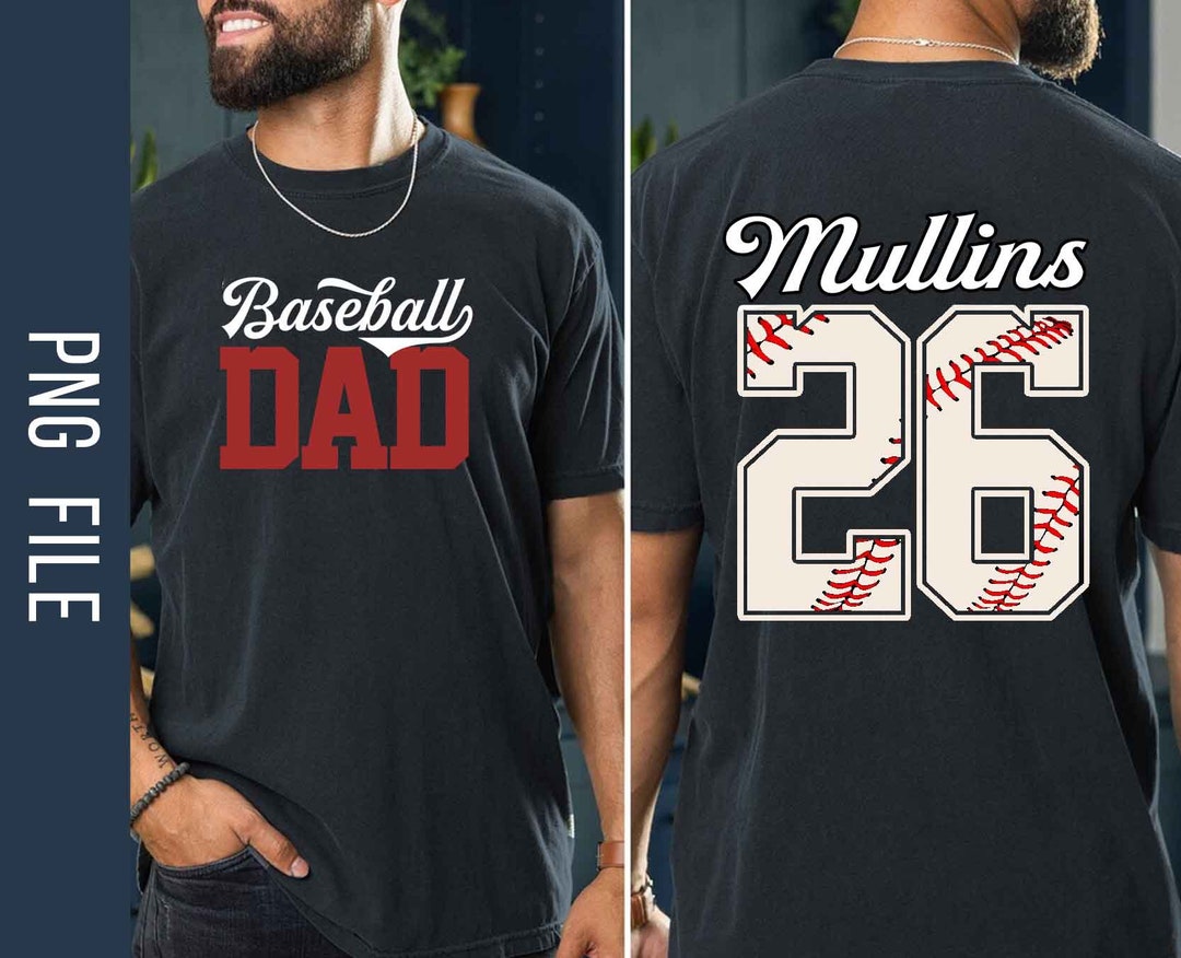 Personalized Baseball Dad PNG, Custom Sport Dad Png, Fathers Day Png ...