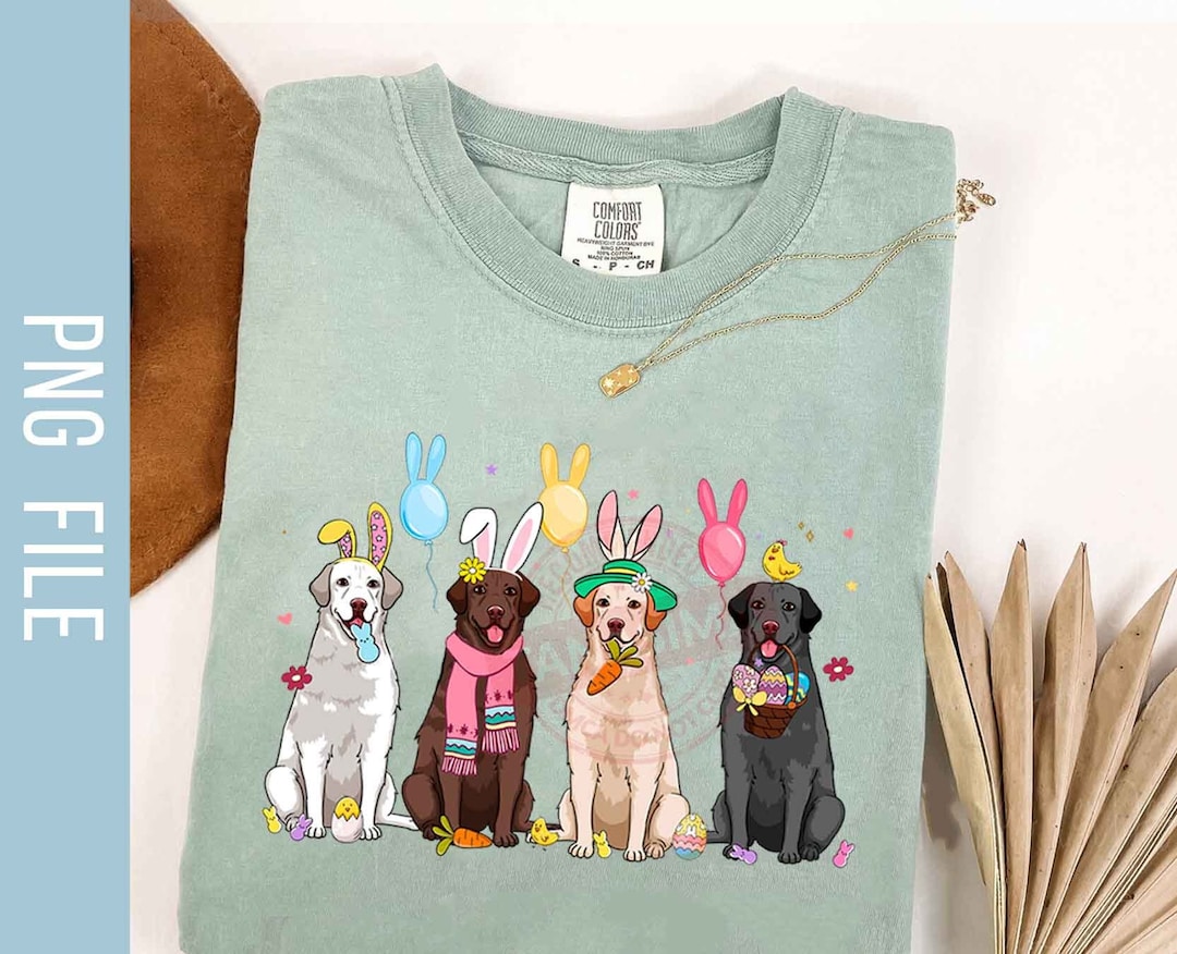 Labrador Easter PNG, Dog Lover Png, Easter Png, Labrador Retriever Png ...