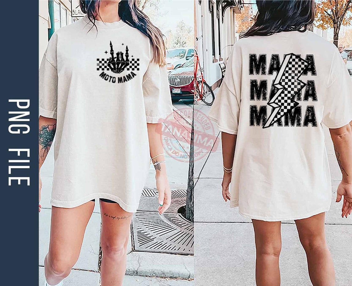 Moto Mama PNG, Motocross Png, Checkered Png, Moto Wife Png, Biker Mom ...