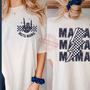 Moto Mama PNG, Motocross Png, Checkered Png, Moto Wife Png, Biker Mom ...