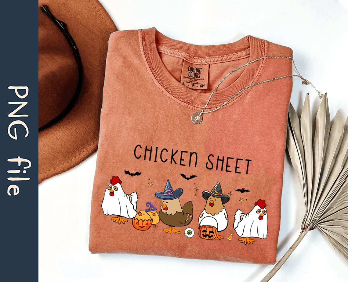 Chicken Sheet PNG, Ghost Chickens Png, Halloween Chickens Png, Fall Png ...