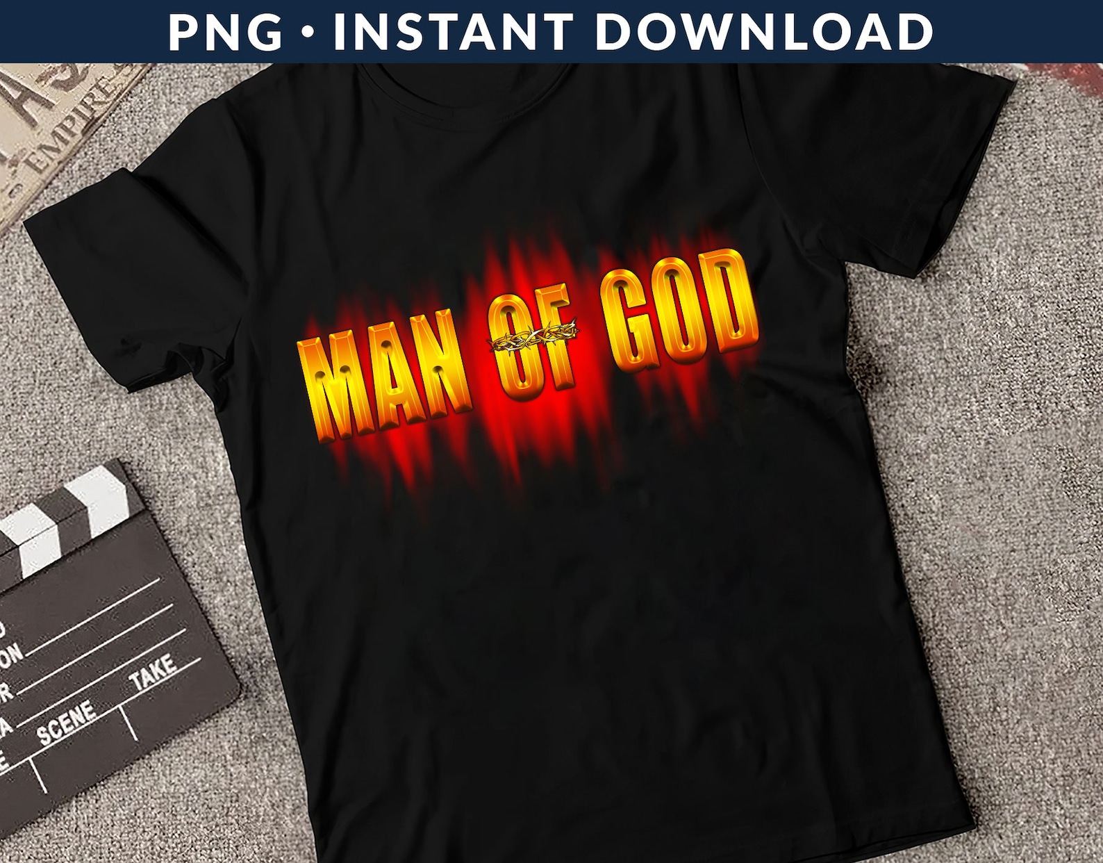 Man of God PNG File, Christian Dad Png, Father's Day Shirt Png, Jesus ...